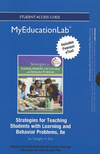 MyEducationLab for Strategies for Teaching Students with Learning and ...