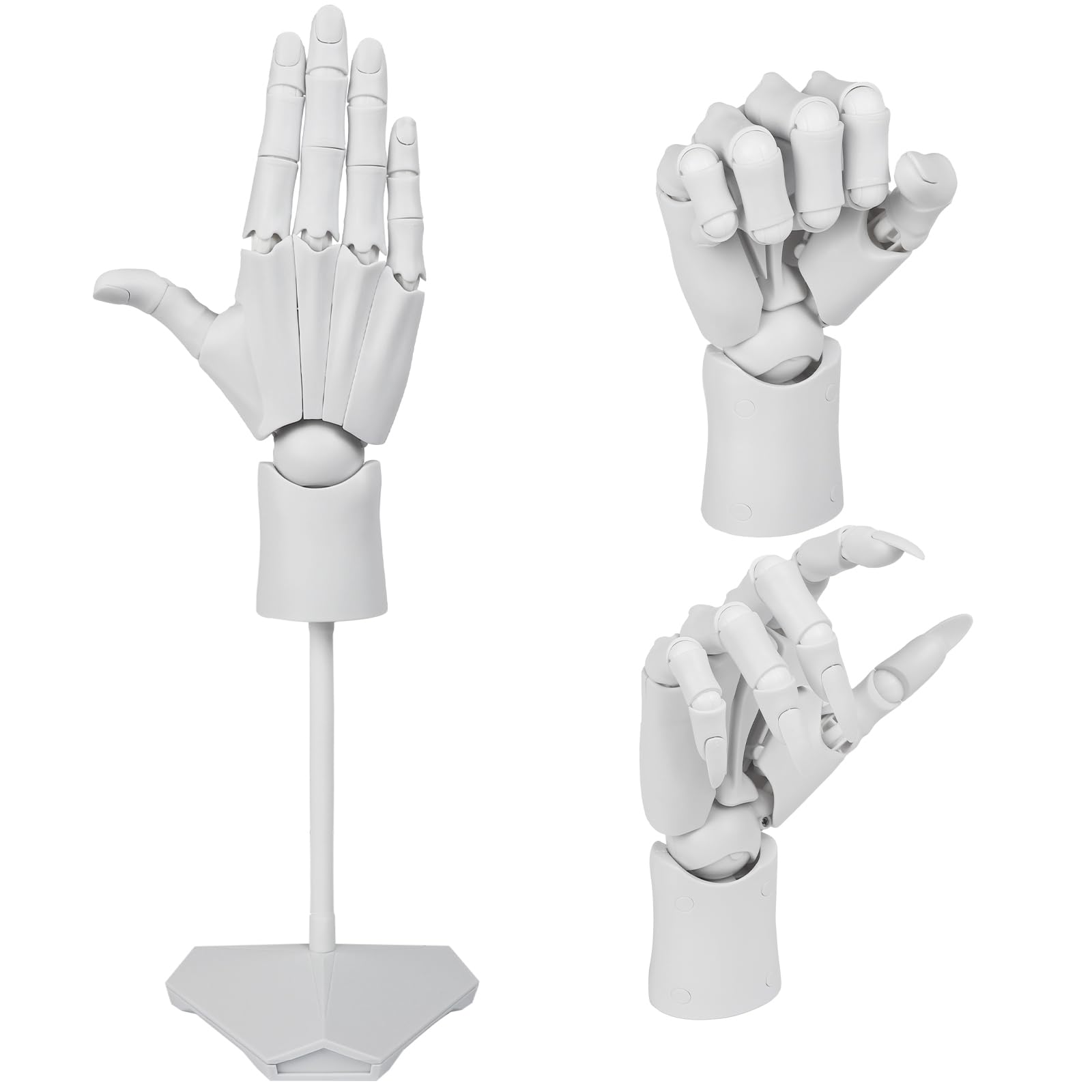 Amazon.com: Gasshia Flexible Hand Model Artist Drawing Hand Figure ...