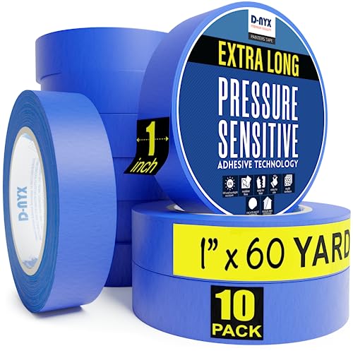 Snapklik.com : 10 Pack Extra Long Painters Tape 1 Inch X 60 Yds Sharp ...