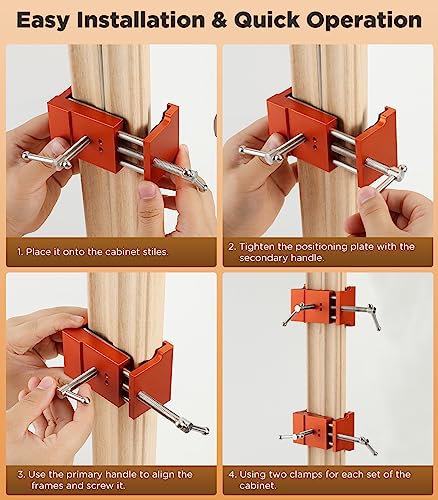 Nuovoware Cabinet Clamps, Hand-Operated Cabinet Installation Clamps ...