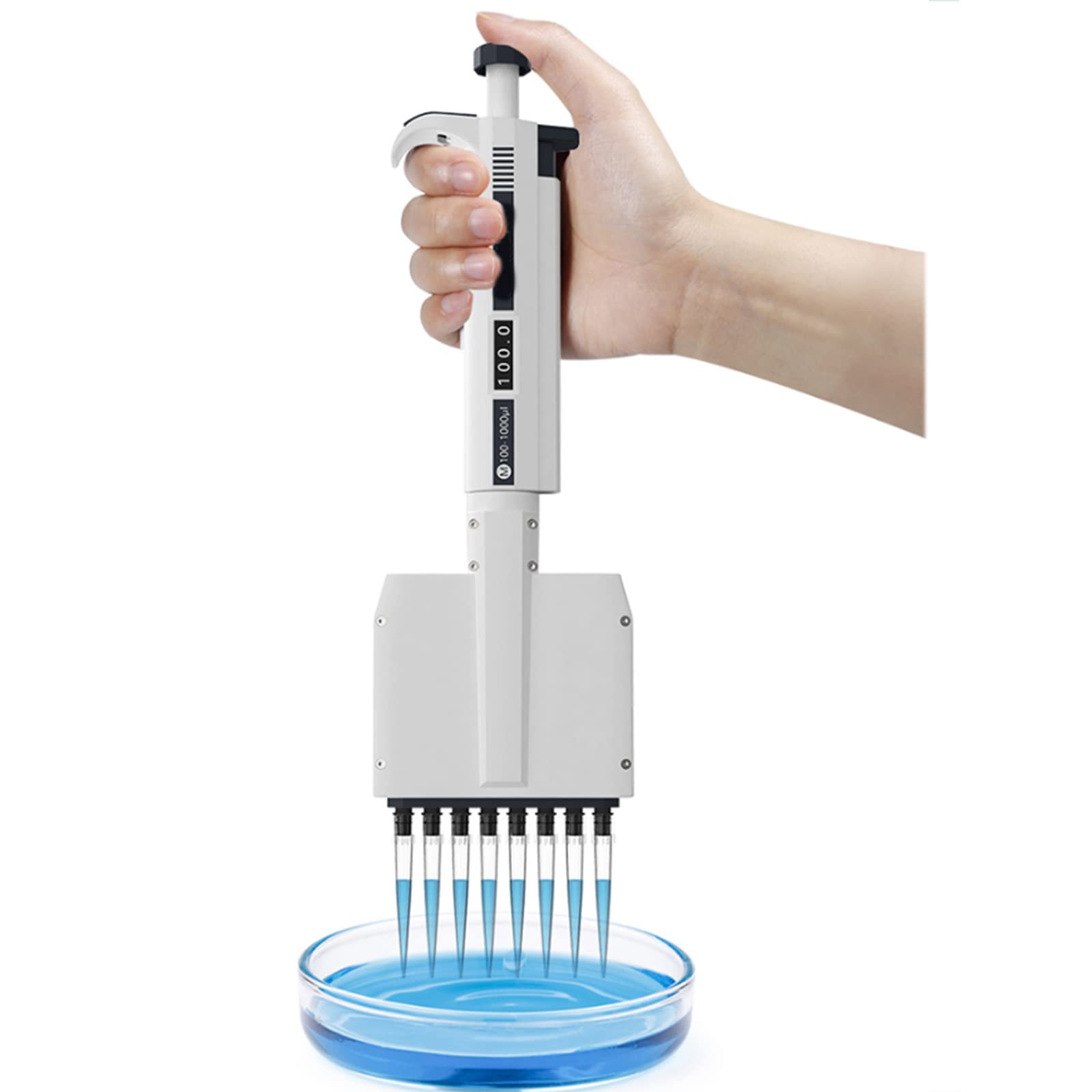 Buy ZZAMG 8 Channel Pipette Controller, 0.5-10ul Adjustable Volume ...