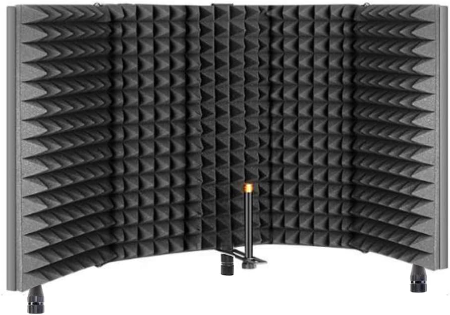 Amazon.com: TRUE NORTH Microphone Isolation Shield w/Desk Feet and ...