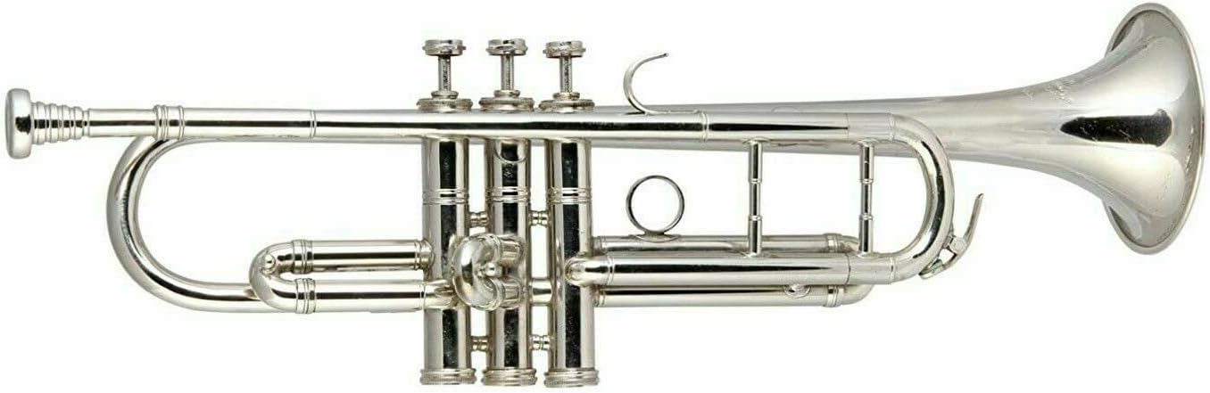 Amazon.com: TRUMPET New Year Sale New Silver Bb Trumpet With Free Hard ...