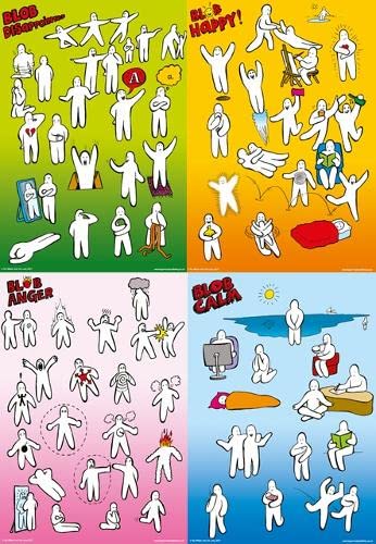 Blob Emotions Posters: Four posters to help children talk about ...