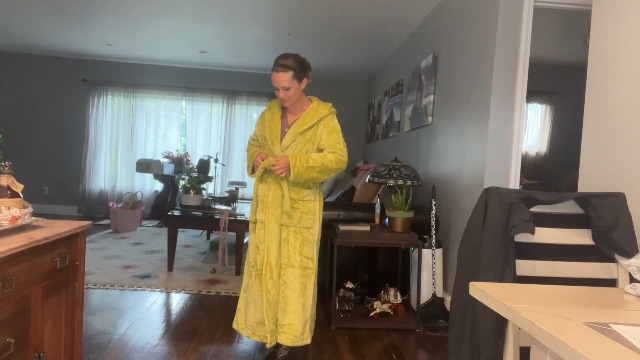 Watch Luxurious Full Length Bathrobe,Long Hooded Robe for Women on ...