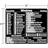 Amazon.com: Windows Shortcut Sticker - Keyboard Shortcut Vinyl Sticker ...