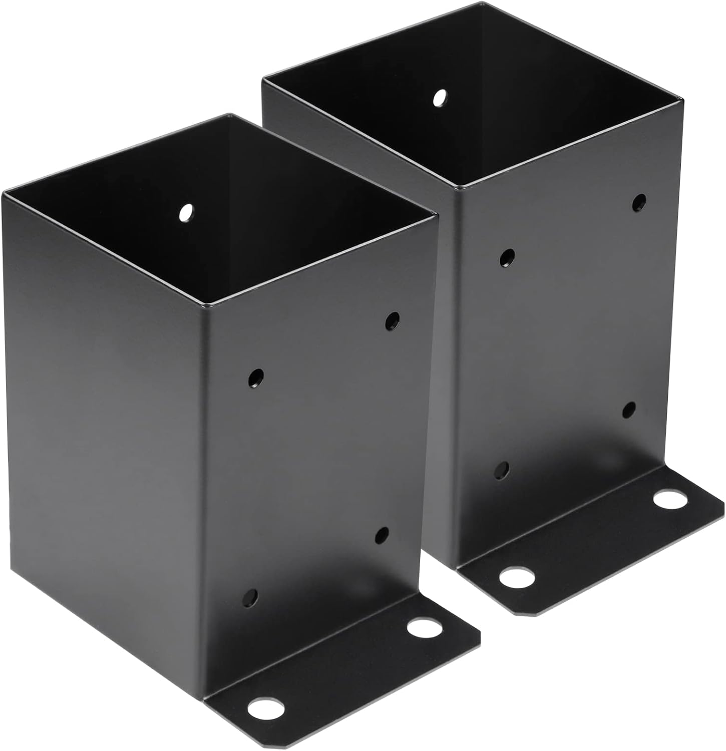 4 x 4 Post Base 2 PCS,Inner Size 3.6"x3.6"Deck Post Base,Heavy Duty ...