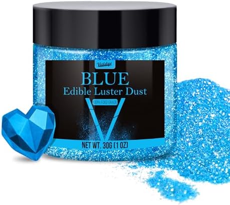 Amazon.com: Edible Glitter - 30g / 1oz Luster Dust Edible Glimmer ...