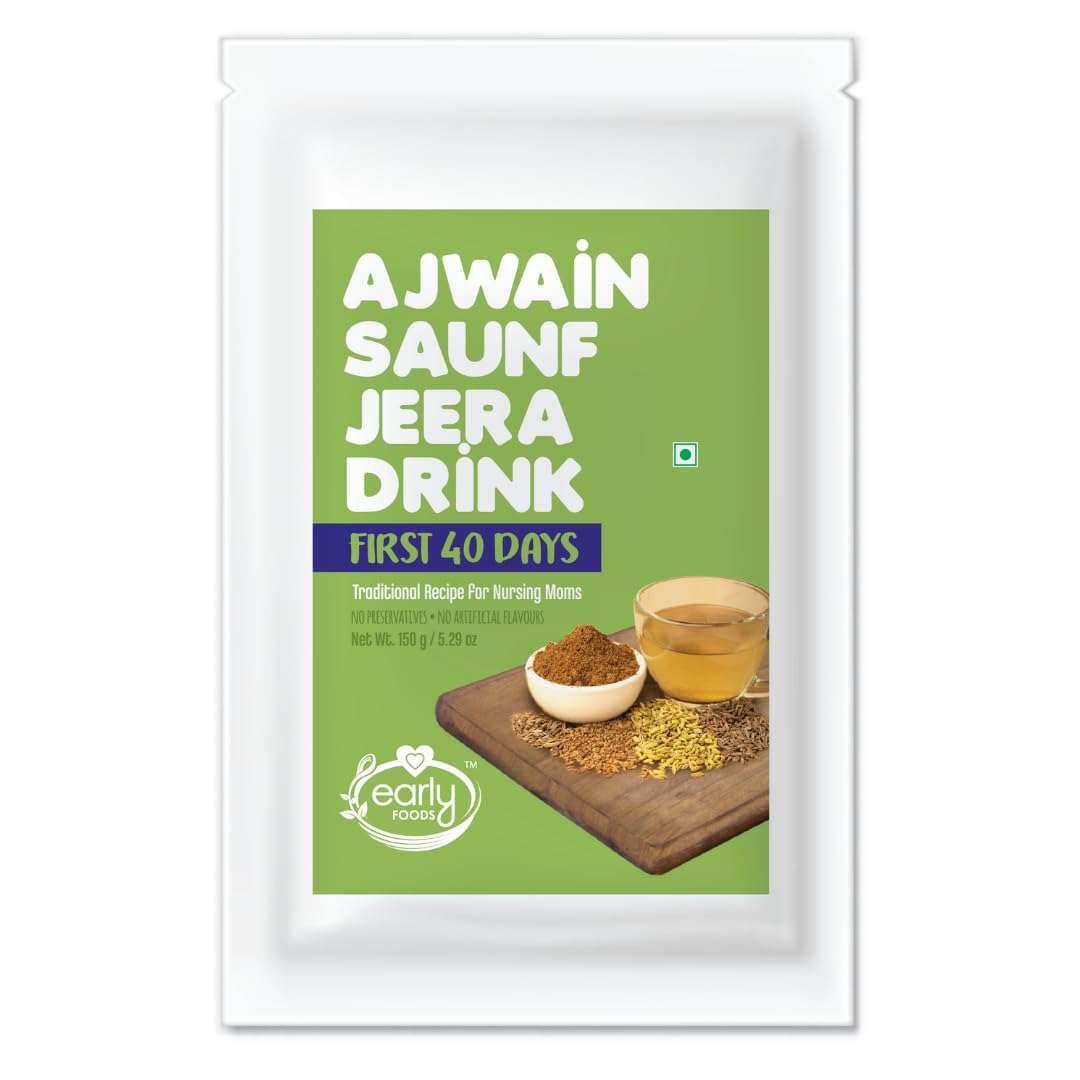 Early Foods - Ajwain Saunf Jeera Drink Powder Mix 150Gm : Amazon.in ...