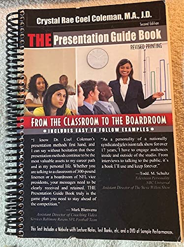 THE Presentation Guide Book: From the Classroom to the Boardroom: Dr ...