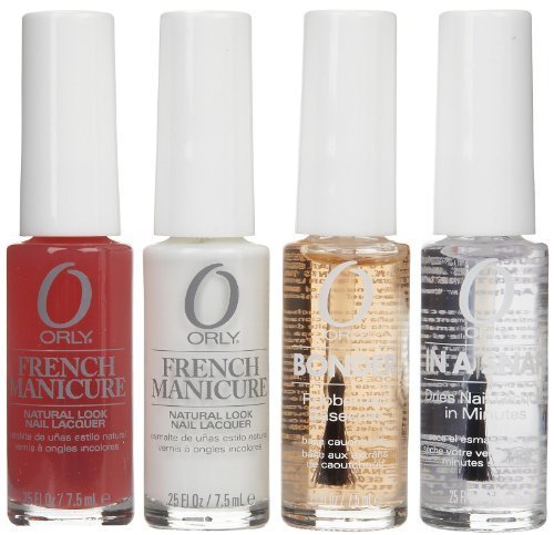 Amazon.com : Orly French Manicure Kit - Rose - 4 ct by Orly : Beauty ...