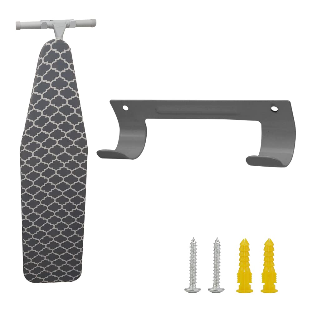 Snapklik.com : Ironing Board Hanger Wall Mount Ironing Board Holder ...