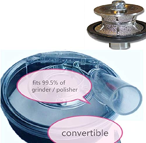 Buy 7-Inch Dust Shroud for Grinder Polisher Concrete 3/4" Full Bullnose ...