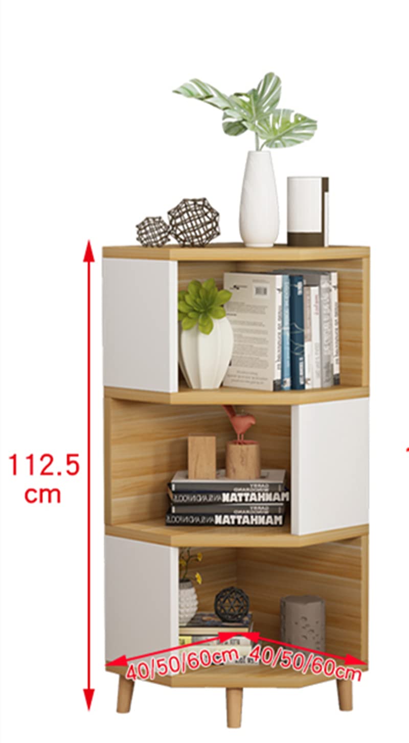 Amazon｜コーナーキャビネット三角形のコーナーシェルフコーナーラック