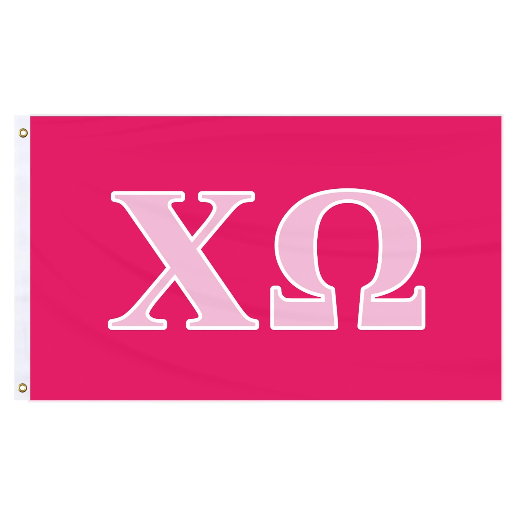 Amazon.com : Sorority Flag Chi Omega Pink Flags for Teen Girls Room ...