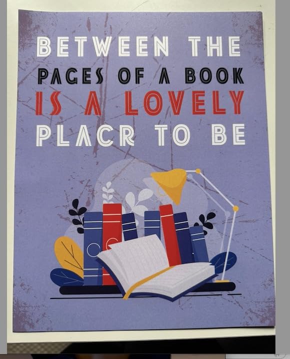 Amazon.com: MTL HOE Inspirational Reading Posters Motivational Books ...