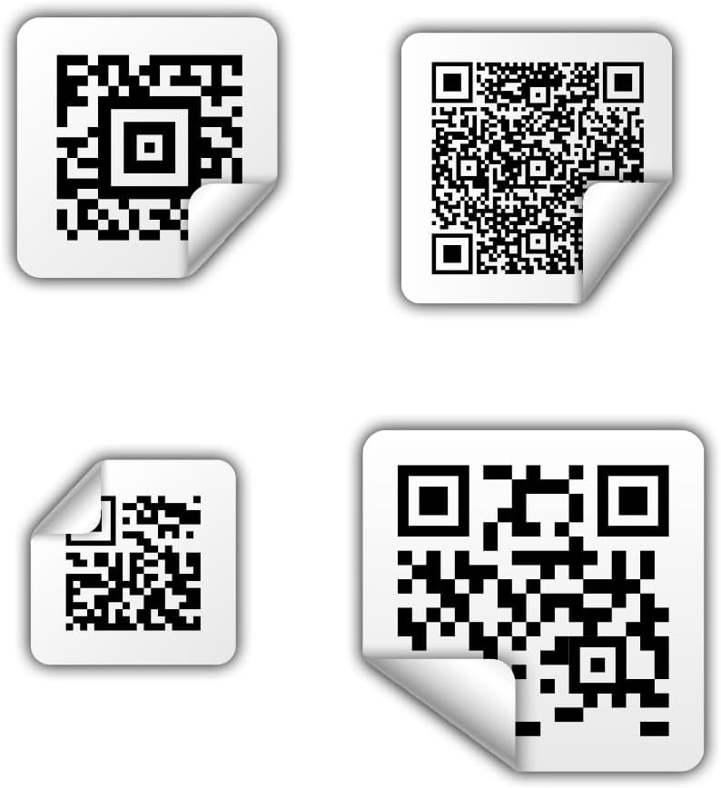 Amazon.com: Generic Custom QR Code Decal Stickers - Personalized Vinyl ...