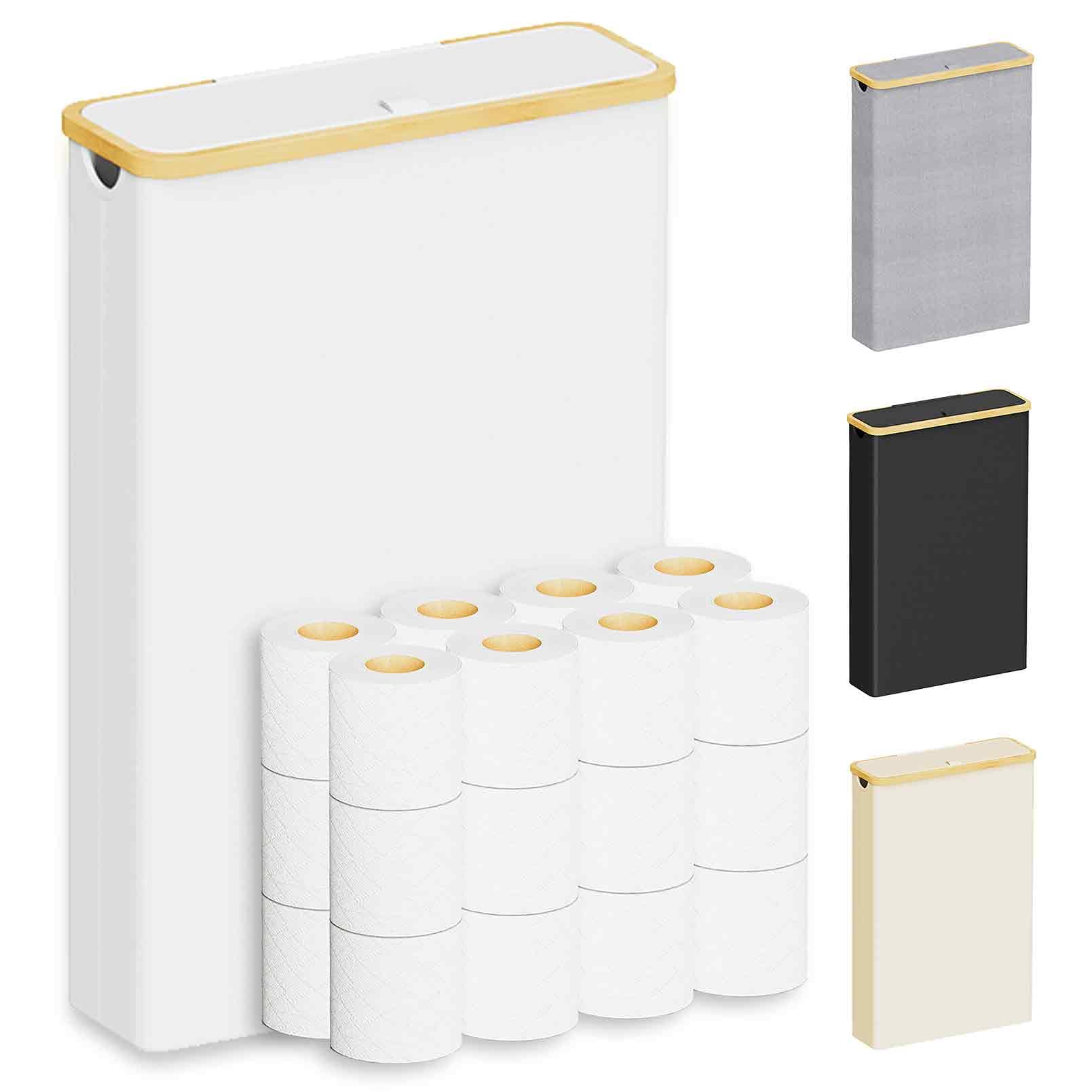 Amazon.com: SpaceAid Extra Large Toilet Paper Storage with Lid, Hold up ...