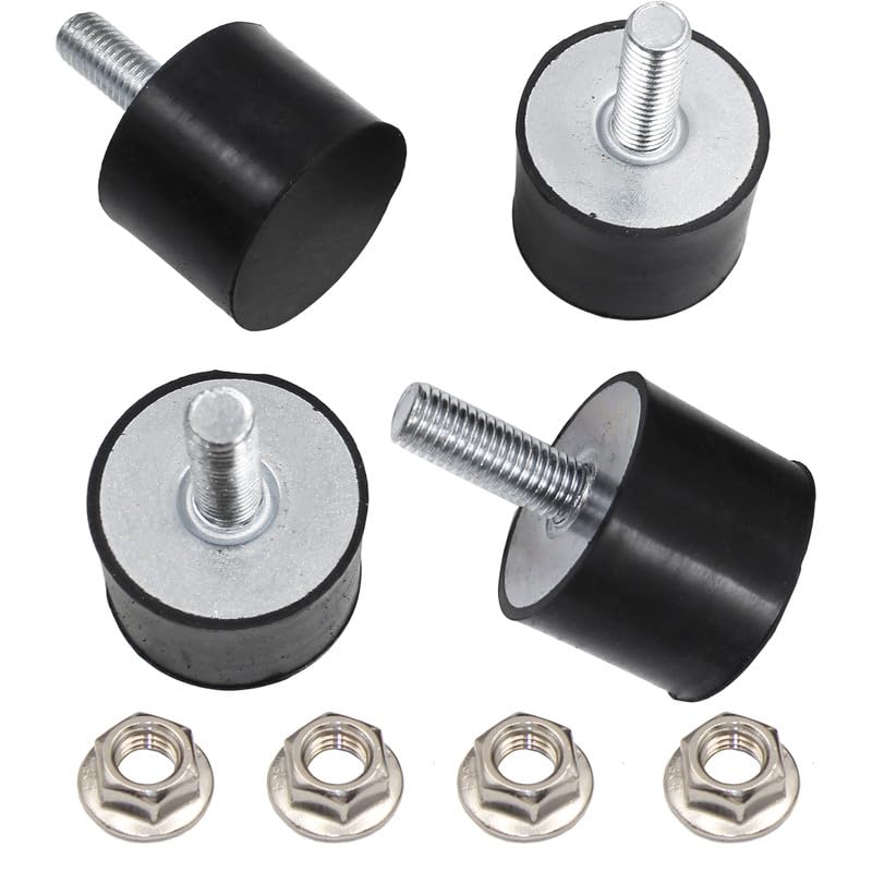 Amazon.com: EASYEAH M10 Rubber Vibration Isolator Threaded Stud Shock ...