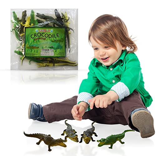 Snapklik.com : SENSORY4U Crocodile Toys 16 Pcs 6 Inch Alligator Action ...