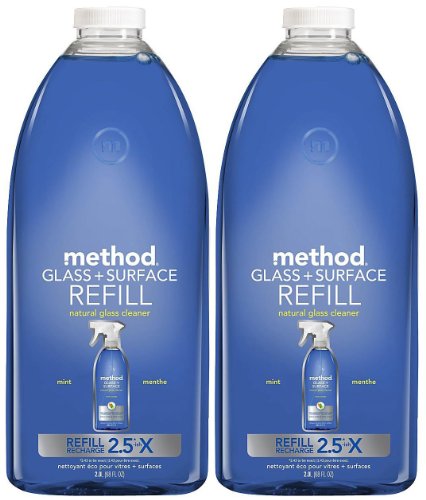 Snapklik.com : Method Glass & Surface Refill, Mint, 68 Fl Oz