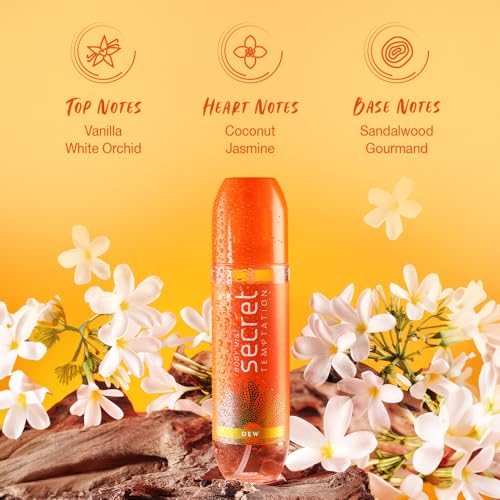 Secret Temptation Dew Body Mist Perfume for Women, 135ml|No Gas Deo ...