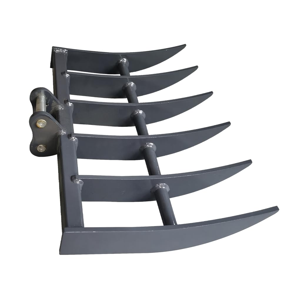 Amazon.com : Wallemac Wide Rake,Pin-on Rake Attachment with Pins for ...