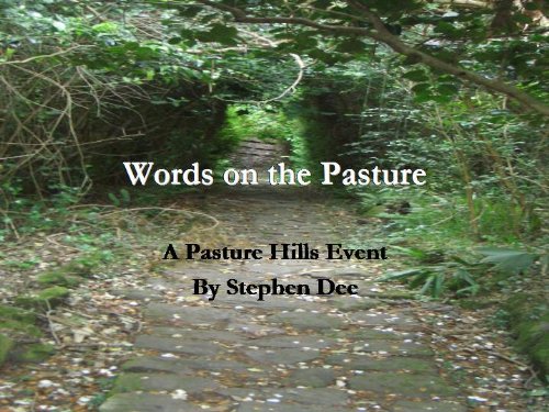 Words on the Pasture eBook : Dee, Stephen: Amazon.in: Kindle Store