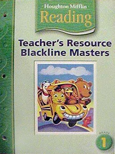 Houghton Mifflin Reading: Teacher Resource Blackline Masters Grade 1: J David Cooper ...