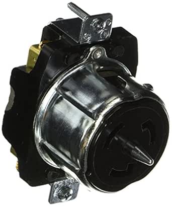 Hubbell CS8369 Locking Receptacle, 50 amp, 3 Phase 250V, 3 Pole 4 Wire ...