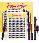 Amazon.com: Fowendia Lash Clusters Kit Fluff 80D 100D Individual Lashes ...