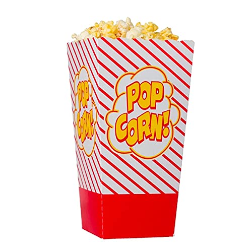 Amazon.com: Concession Essentials Brand Open Top Popcorn Boxes (Pack of ...