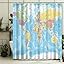 Amazon.com: DDS-DUDES Cute Cat Shower Curtain Set for Kids Bathroom ...