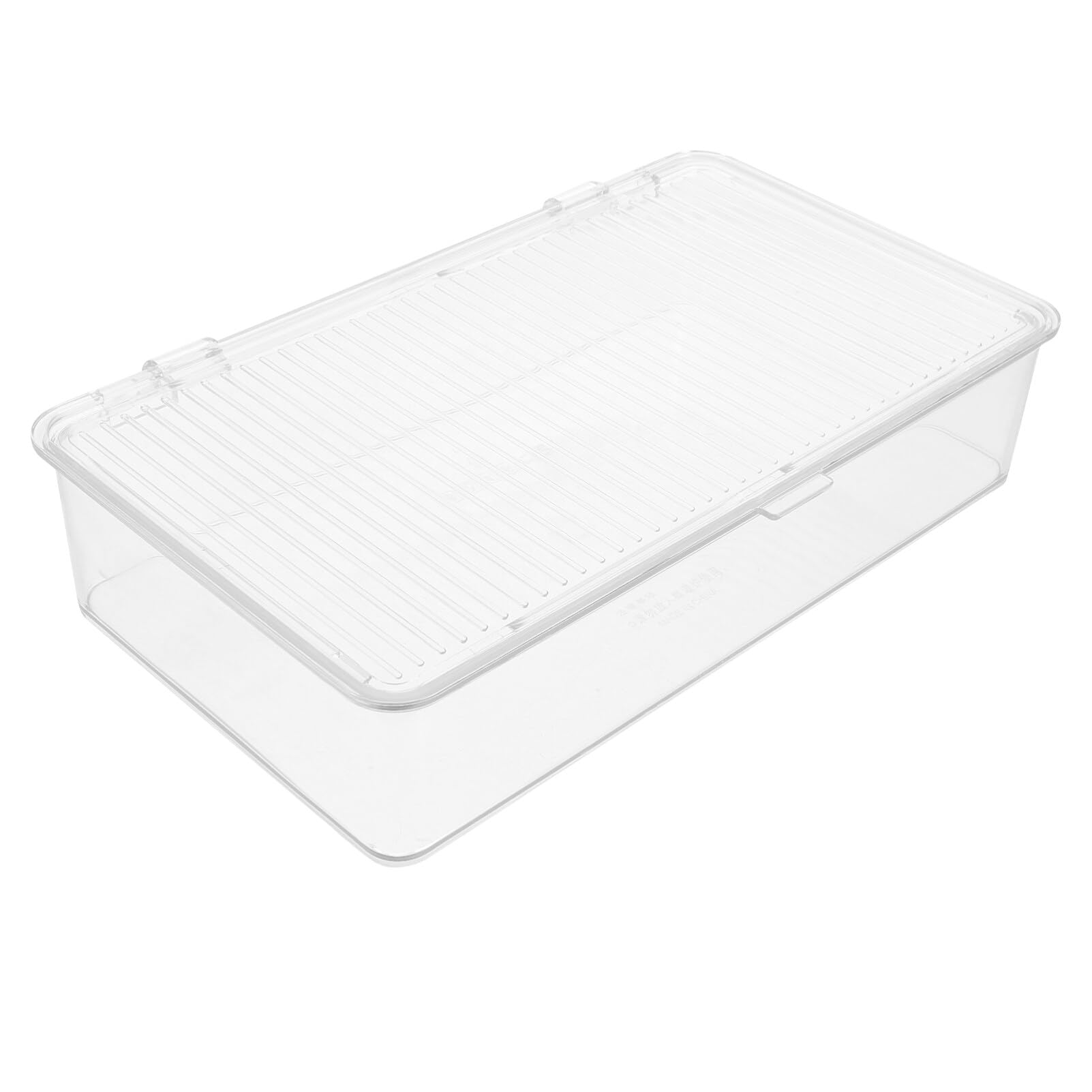 Amazon.com - HOMSFOU Flatware Tray with Lid Clear Plastic Kitchen ...