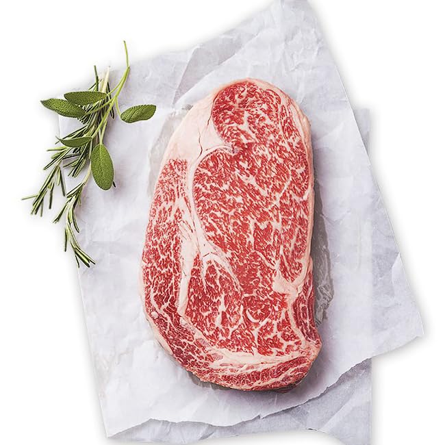 Amazon.com: Japanese Beef Wagyu Ribeye A5 Steak (5 Pounds) : Grocery ...