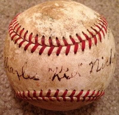 Charles Kid Nichols Single Signed Auto Baseball Ball - PSA/DNA ...