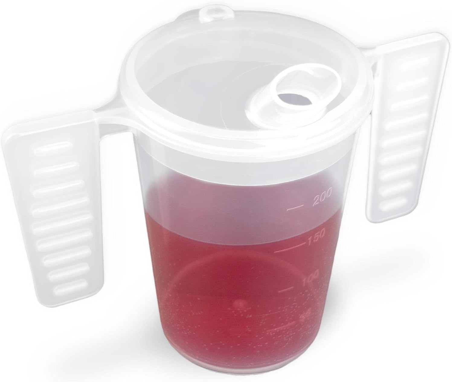 Wing Handled Beaker with Feeding Lid | Adult Beakers for Elderly Dementia Cup Adult Feeding Cup ...