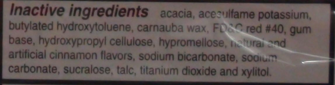 Nicotine Gum 2mg Sugar Free Coated Cinnamon Generic for Nicorette 100 ...