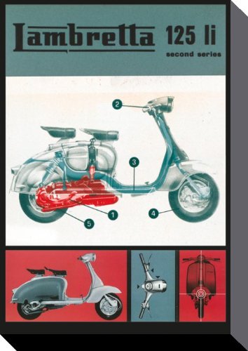 Lambretta 30 x 40 cm 125 LI Canvas – BigaMart