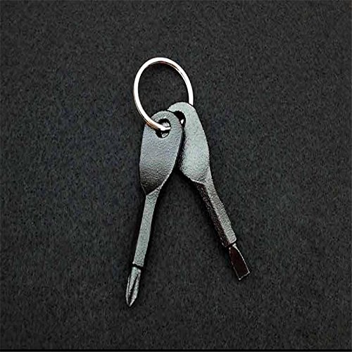 Atoz prime Portable Stainless Steel Keychain Flathead Head Key Ring Key ...