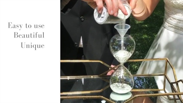 Watch Hourglass Wedding Unity Sand Ceremony Set on Amazon Live