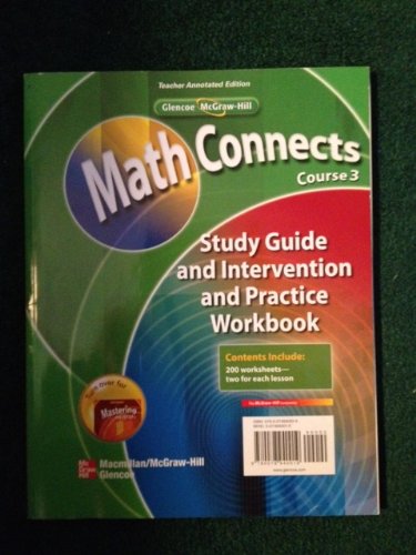 Math Connects Course 3 Teacher Annotated Edition/Mastering the ISTEP ...