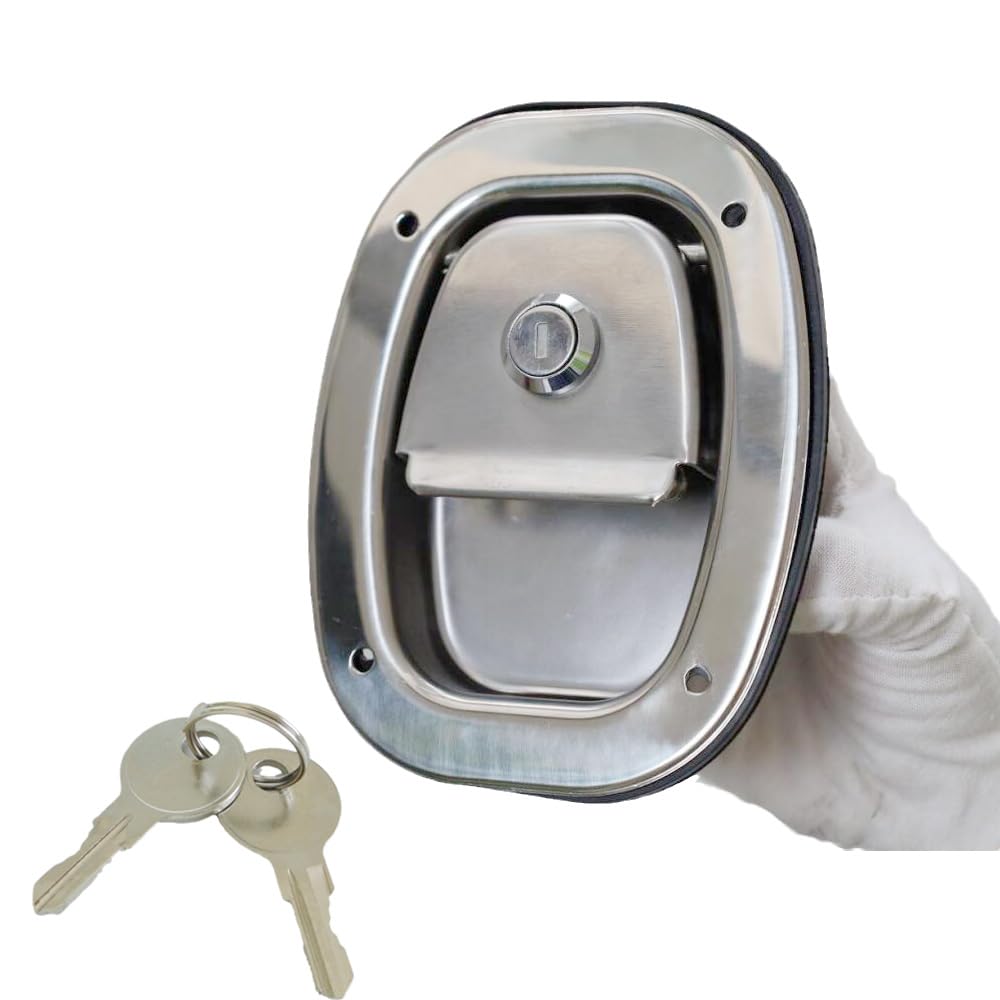 Snapklik.com : 1pack Handle Truck Tool Box Latch Flush Mount Paddle ...