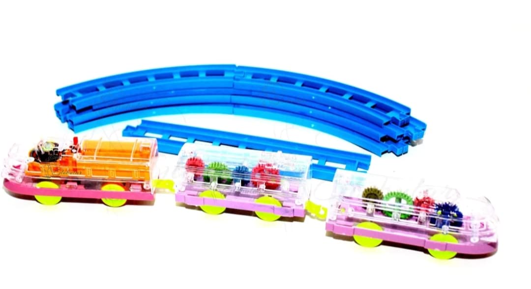 Buy TOY RK SHINE Musical Train Set with Long Track for Kids with ...