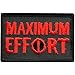 Amazon.com: Maximum Effort Tactical Hook Patch (3.0 X 2.0 MXE4) : Sports & Outdoors