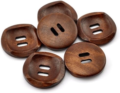 Amazon.com: Chenkou Craft 100pcs Small 1/2"(13mm) Brown Natural Coconut ...