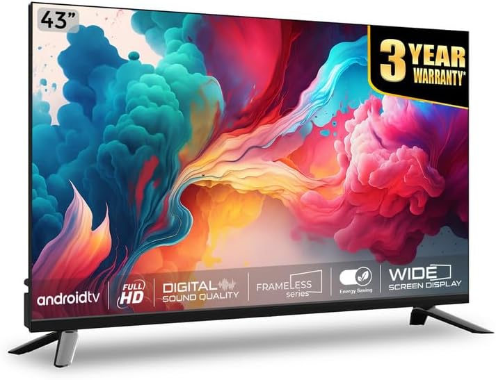 IBELL 109 cm (43 Inches) Smart Full HD LED TV, Android 9.0, Wide Screen ...