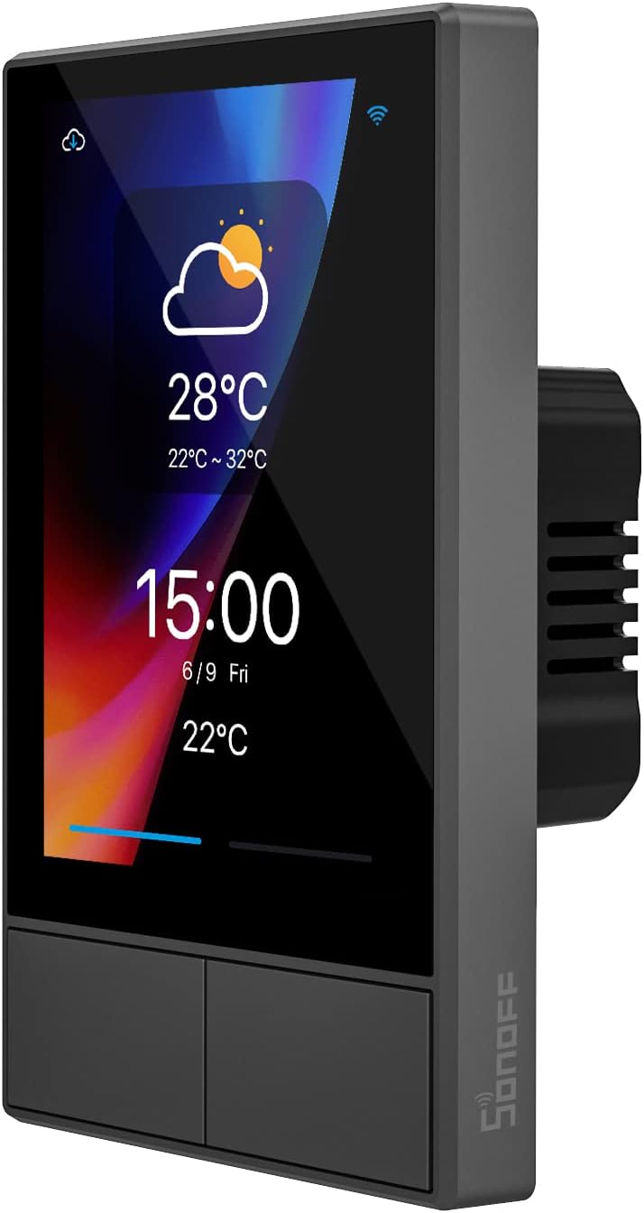 SONOFF Smart Switch, 2-Switch Panel Home Control, WiFi Smart Scene Wall ...