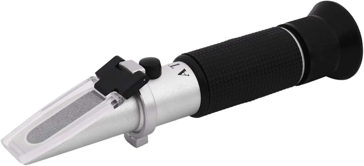 Dasing 0~20% Handheld Brix & Beer Wine Sugar Fruit Word Refractometer ...