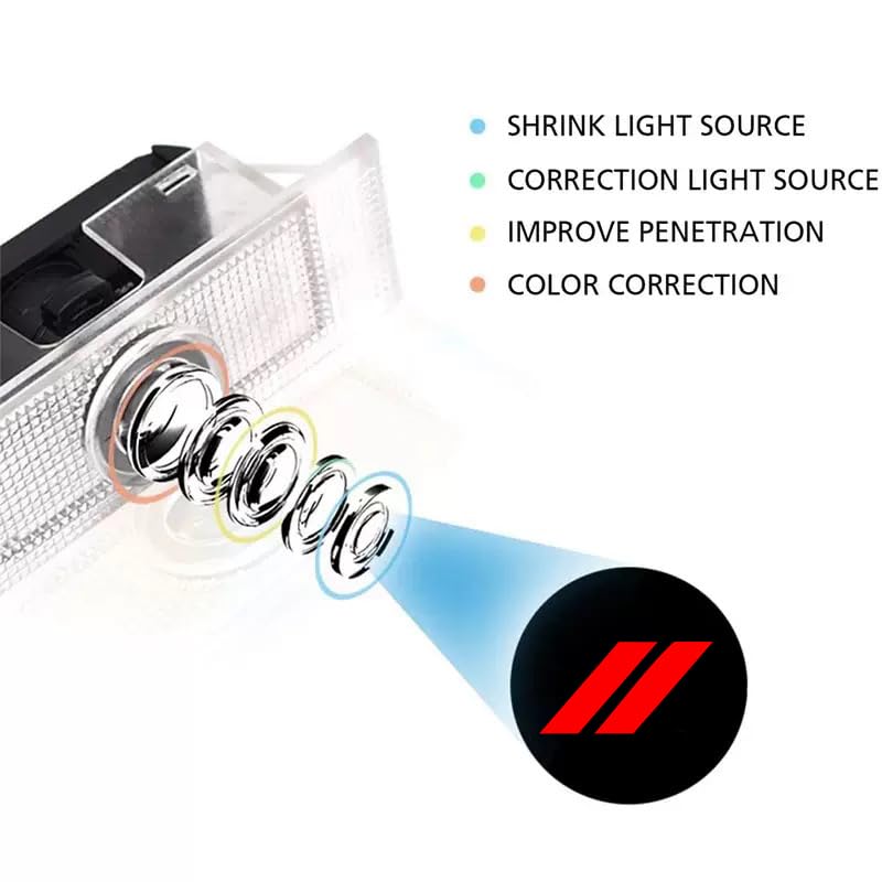 Snapklik.com : 2pcs Never Fade Door Light Led Logo For Dodge Charger ...